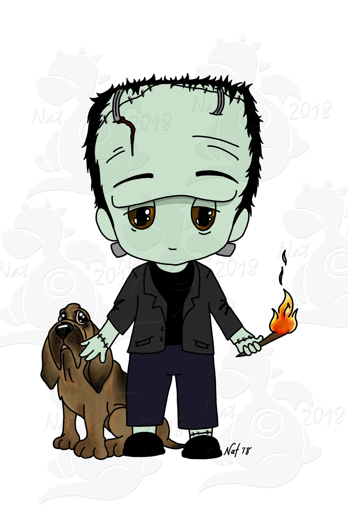 Chibi Classic Movie Monsters conjunto de 4 - Etsy España