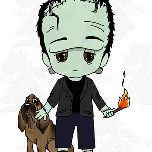 Frankenstein's Monster Chibi - Etsy