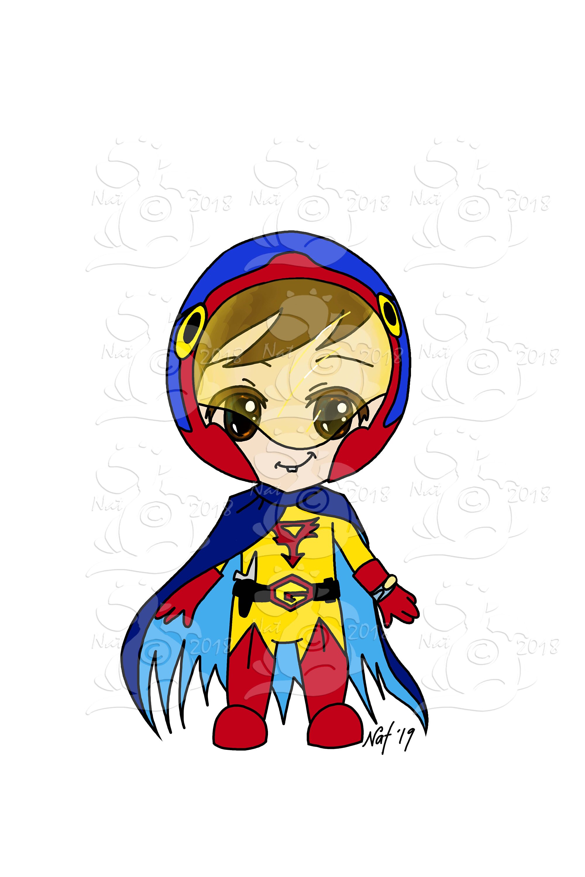 Keyop Battle of the Planets / Gatchaman Chibi - Etsy