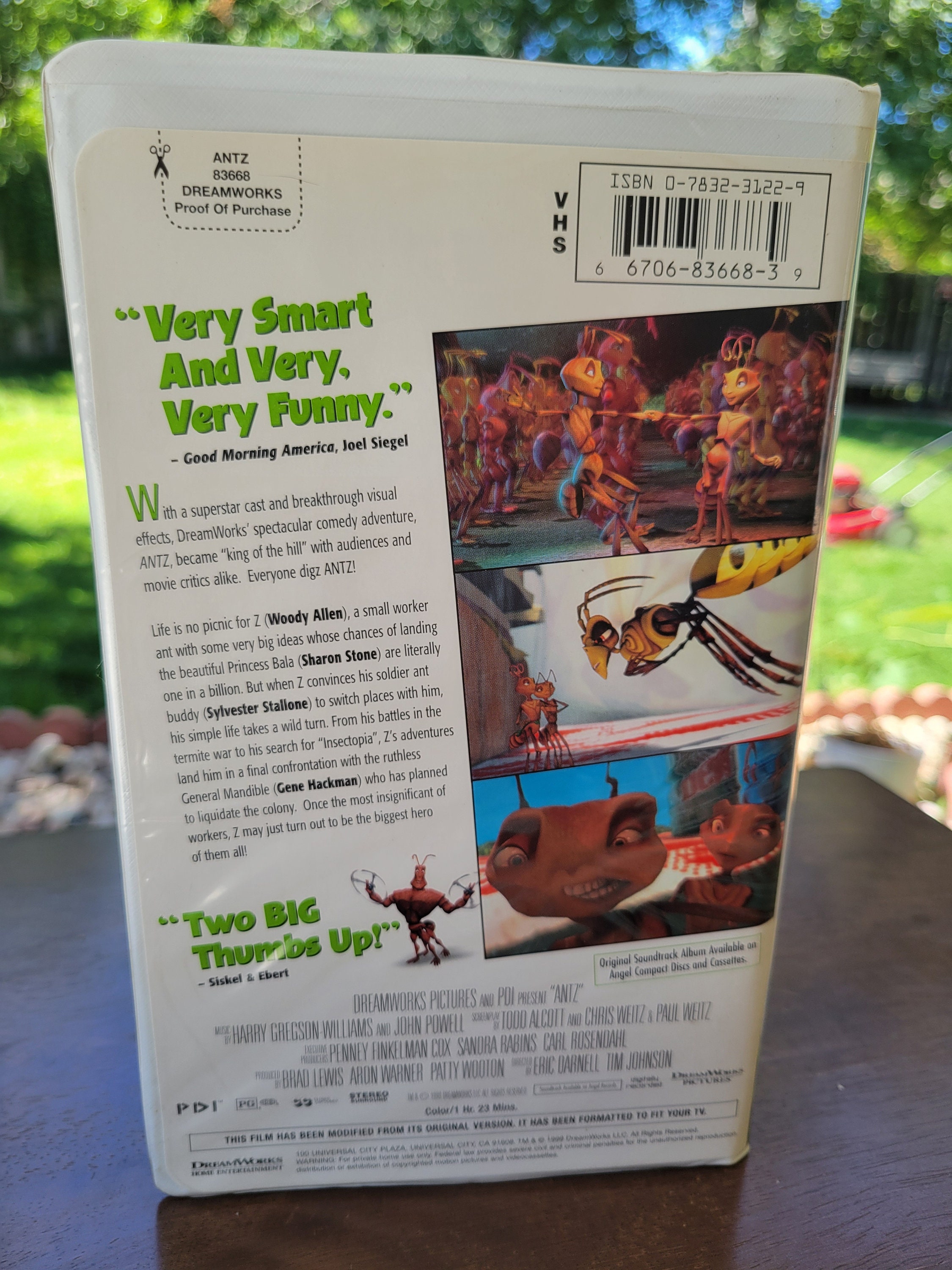 Antz Dreamworks Pictures VHS Clamshell Case 1999 - Etsy