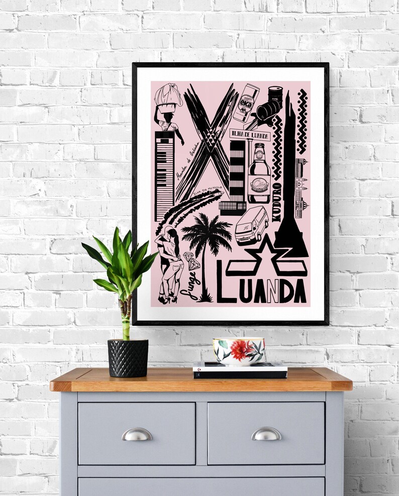 Luanda Angola City Print - Etsy