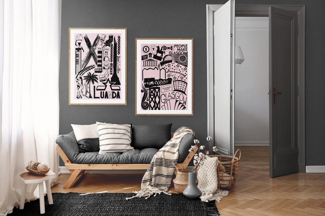 Luanda Angola City Print - Etsy