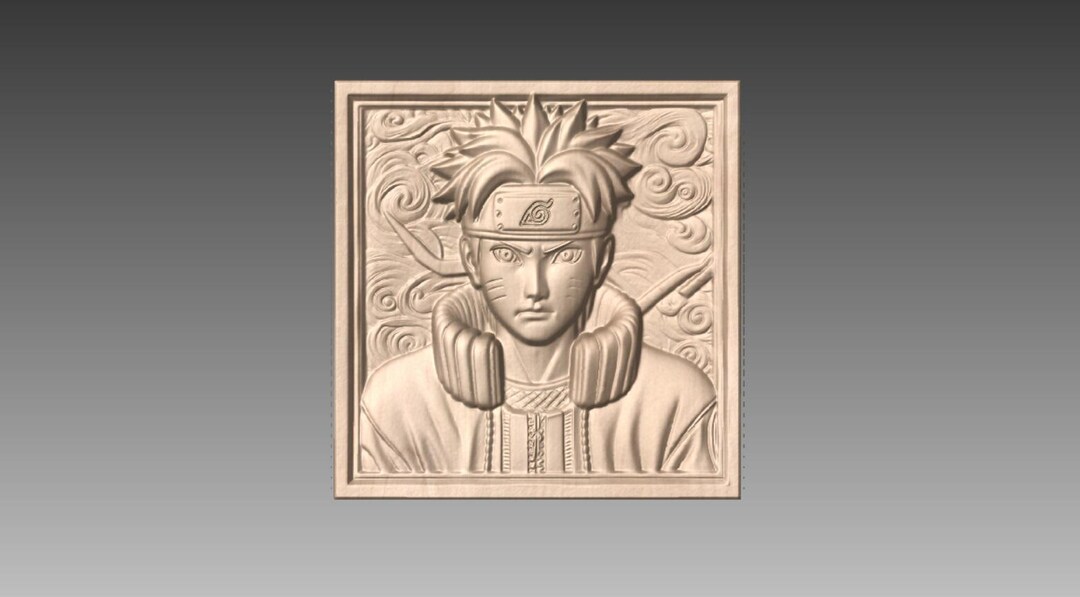 NARUTO Naruto Uzumaki 3D STL Model for CNC Routers - Etsy