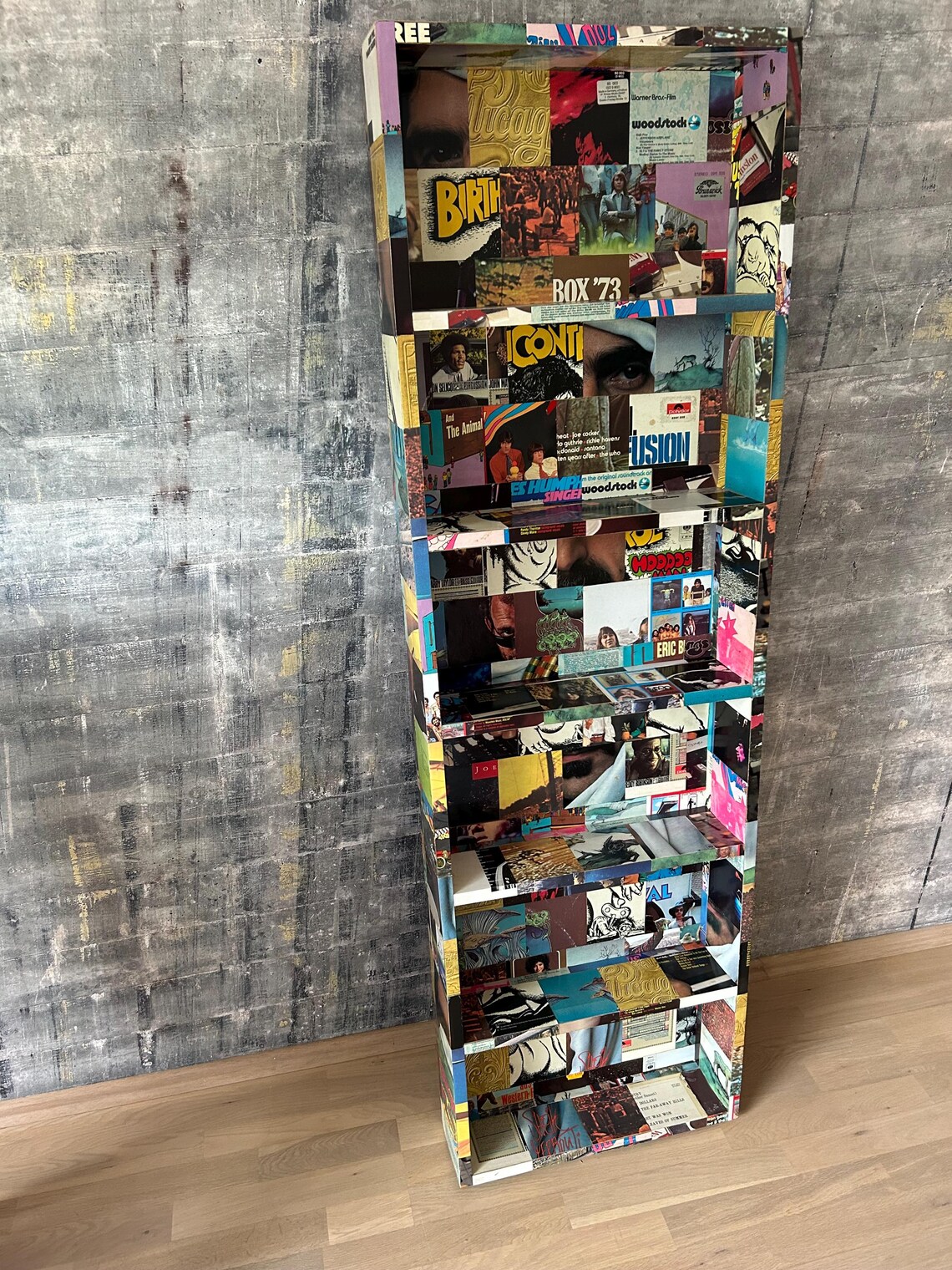 Wall Shelf/ CD Shelf/ CD Board 70s Rock Cover Design Furniture Cover ...