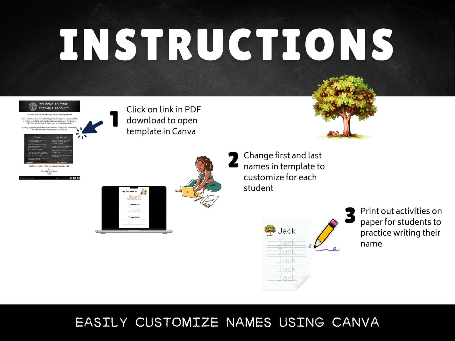 Editable Name Tracing Worksheet | Customizable Name Practice Printable ...