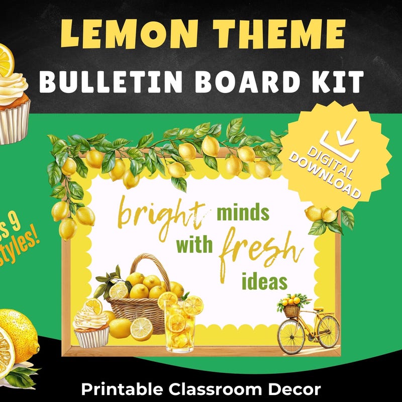 Lemon Bulletin Board - Etsy