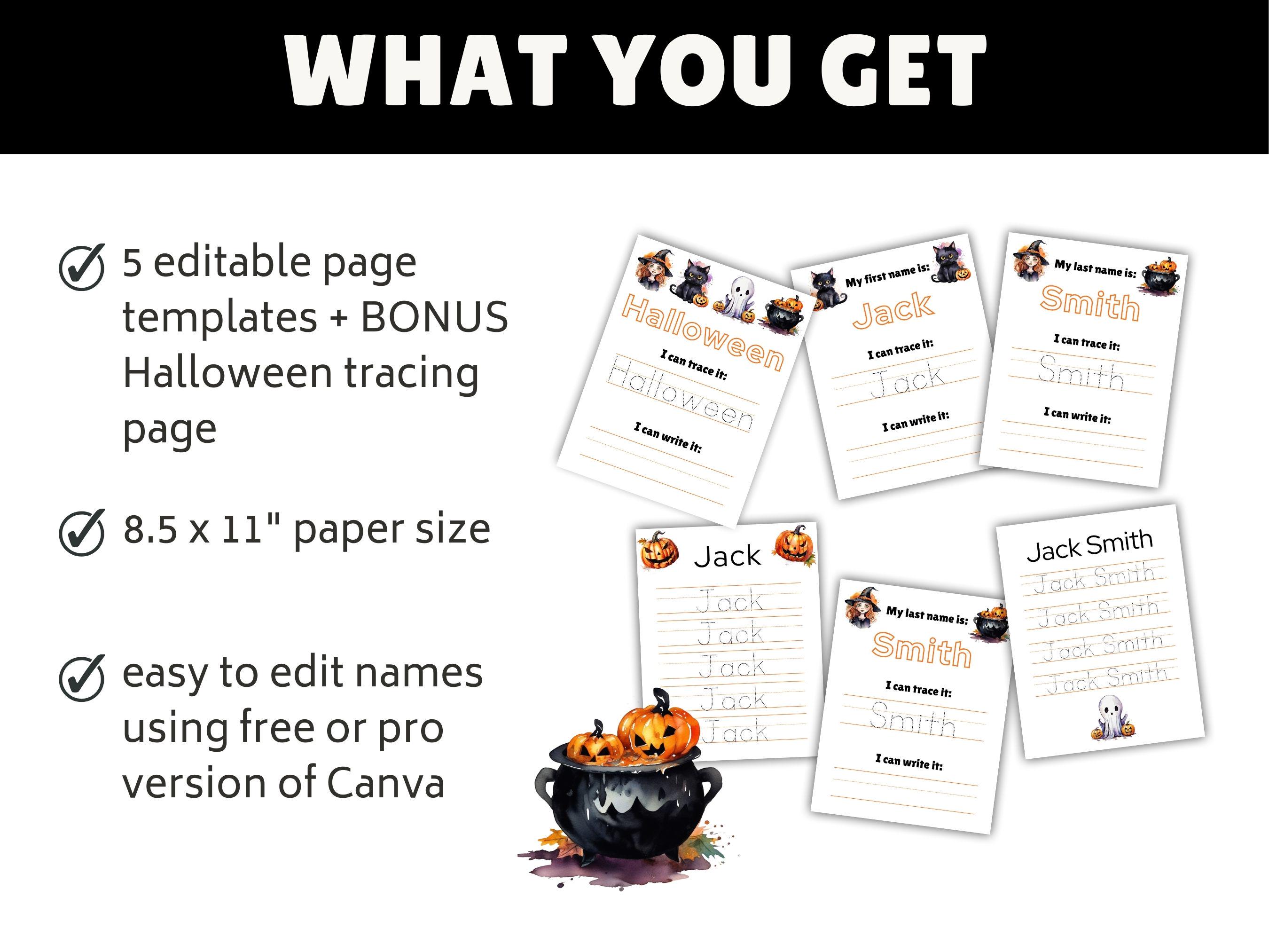 Editable Name Tracing Worksheet | Customizable Name Practice Printable ...