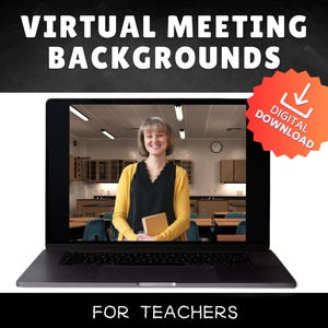 73 Professional Zoom Backgrounds for Teachers | Virtual Meeting ...