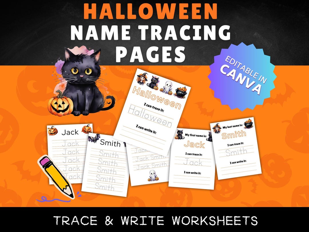 Editable Name Tracing Worksheet | Customizable Name Practice Printable ...