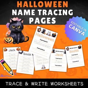 Editable Name Tracing Worksheet | Customizable Name Practice Printable ...
