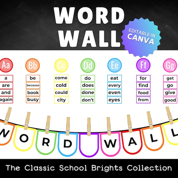 Word Wall - Etsy