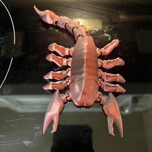 Articulated 3D Printed Scorpion - Etsy