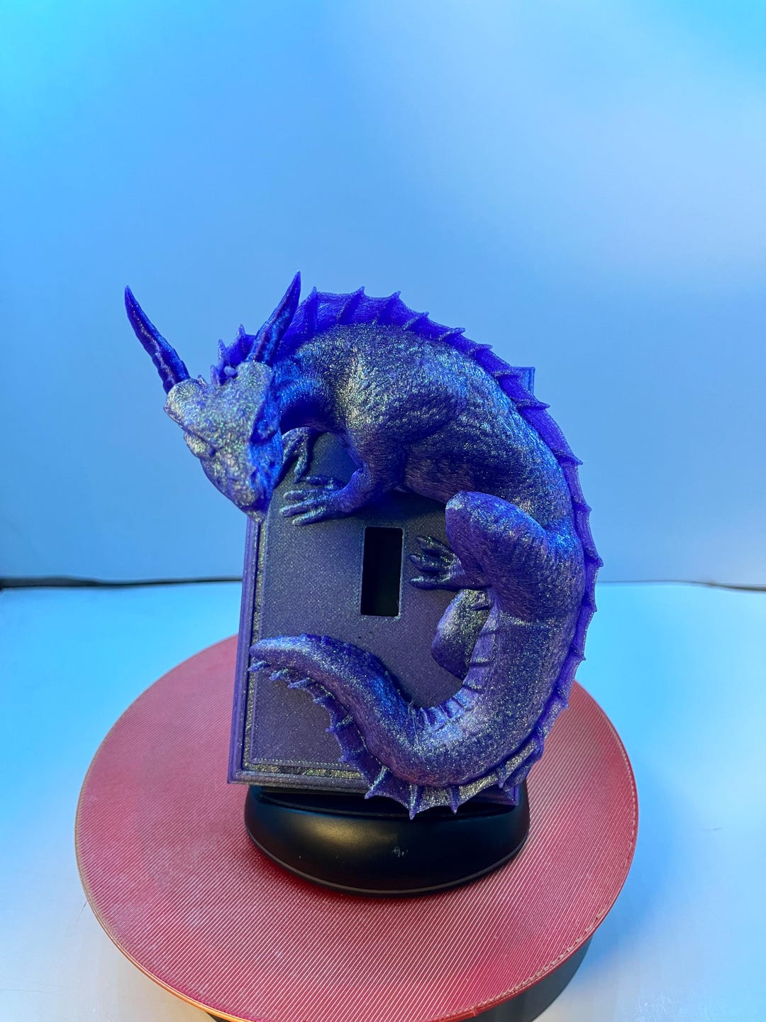 Purple Dragon Light Switch Cover - Etsy