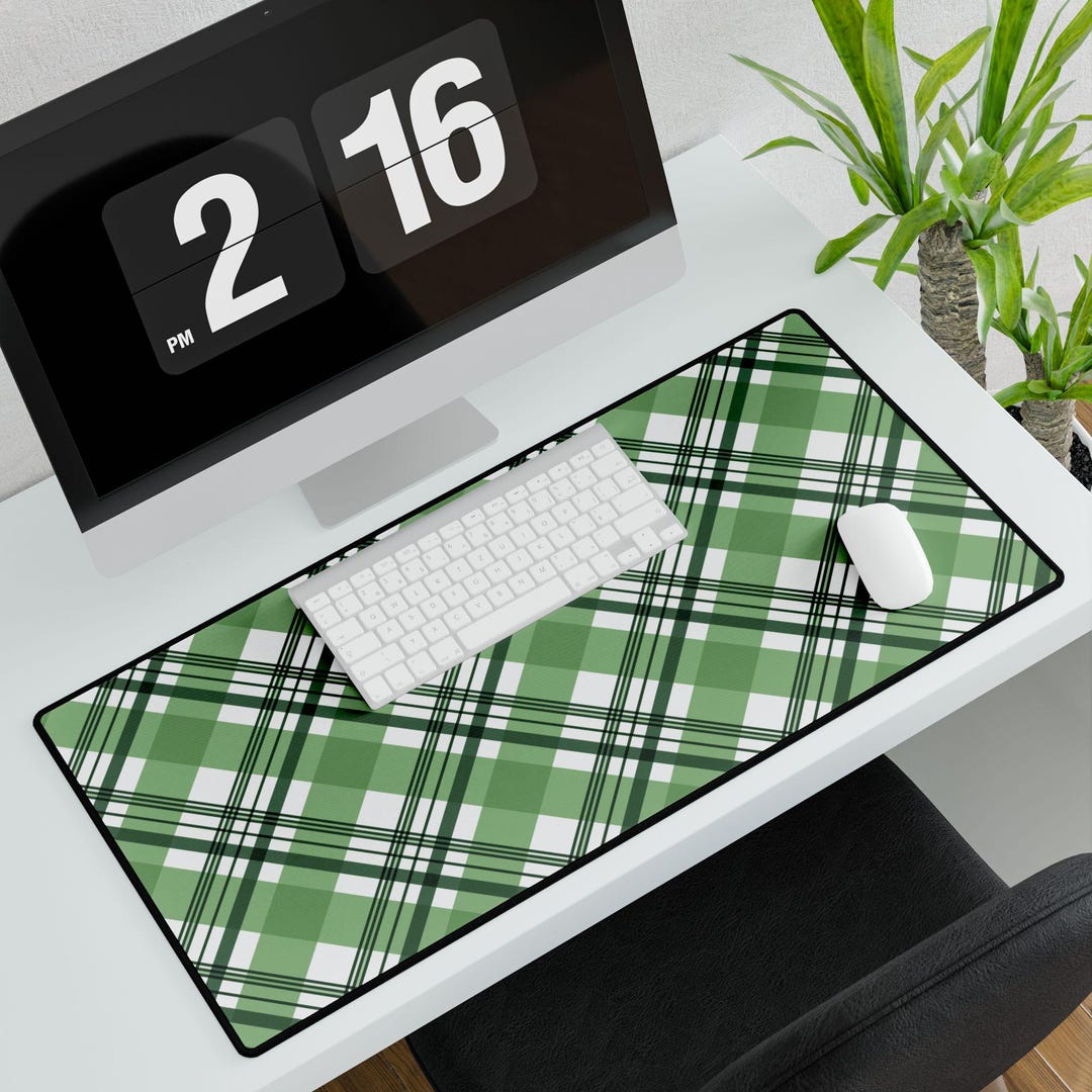 Desk Mats, Green Keyboard Mat, Office Desk Mat, Workstation Mouse Pad ...
