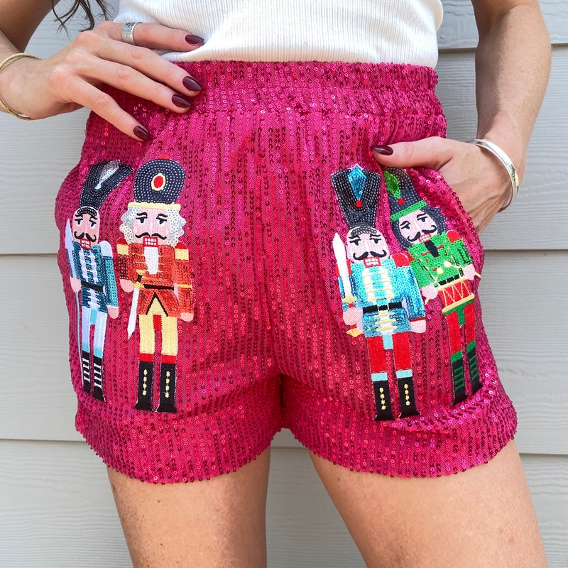 Sequin Shorts - Etsy