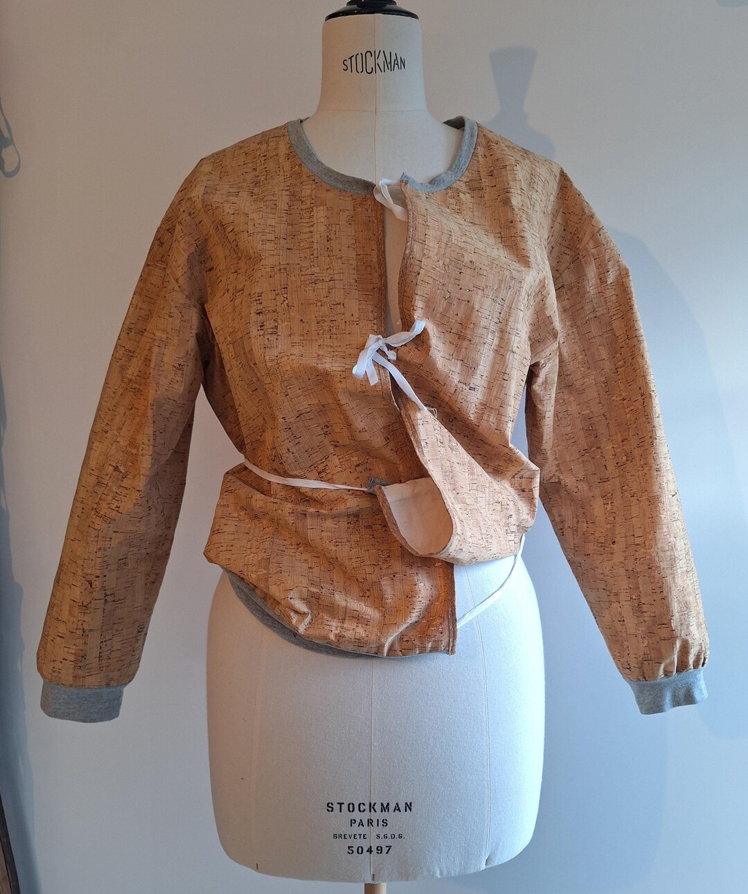 Ffixxed Cork Jacket Medium Eu 38-42 Isolation Cardigan - Etsy