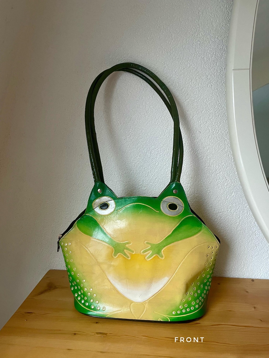 Vintage Frog Handbag, Genuine Leather Handmade Collectible Bag - Etsy