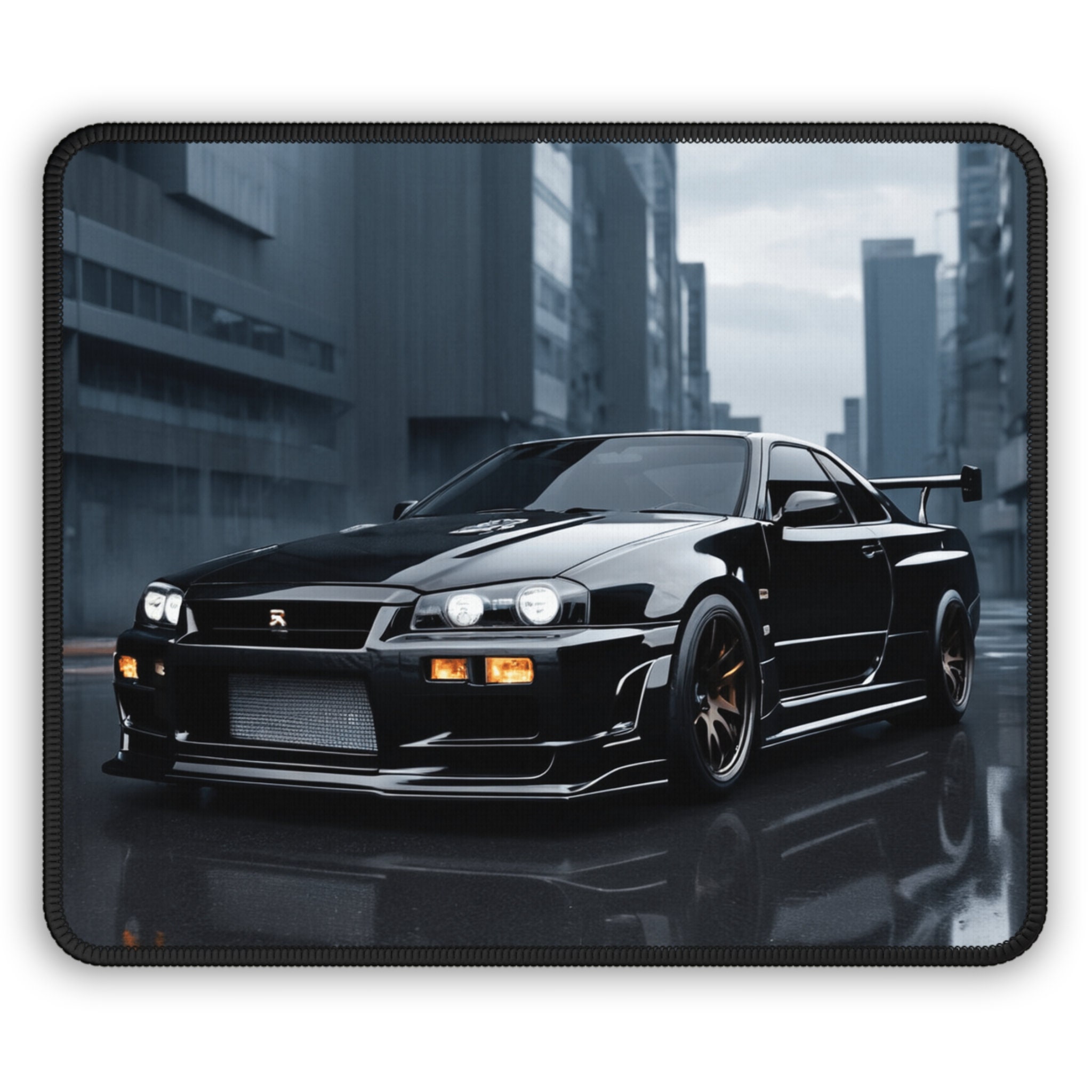 Nissan Skyline GT-R R34 Midnight Black Mouse Pad 9x7'' - Etsy