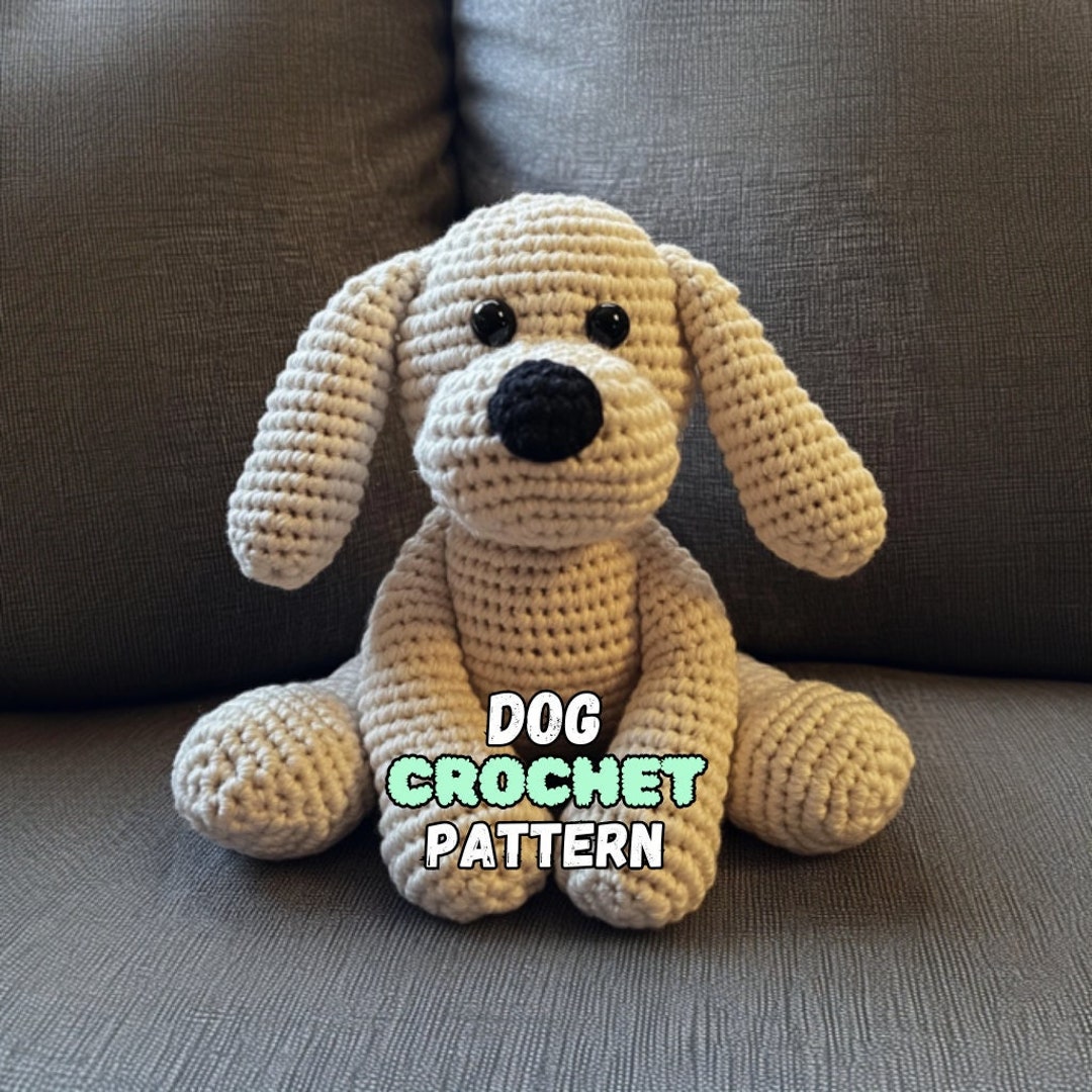 Dog Crochet Pattern Crochet Tutorial Dog, How to Crochet Dog, DIY ...