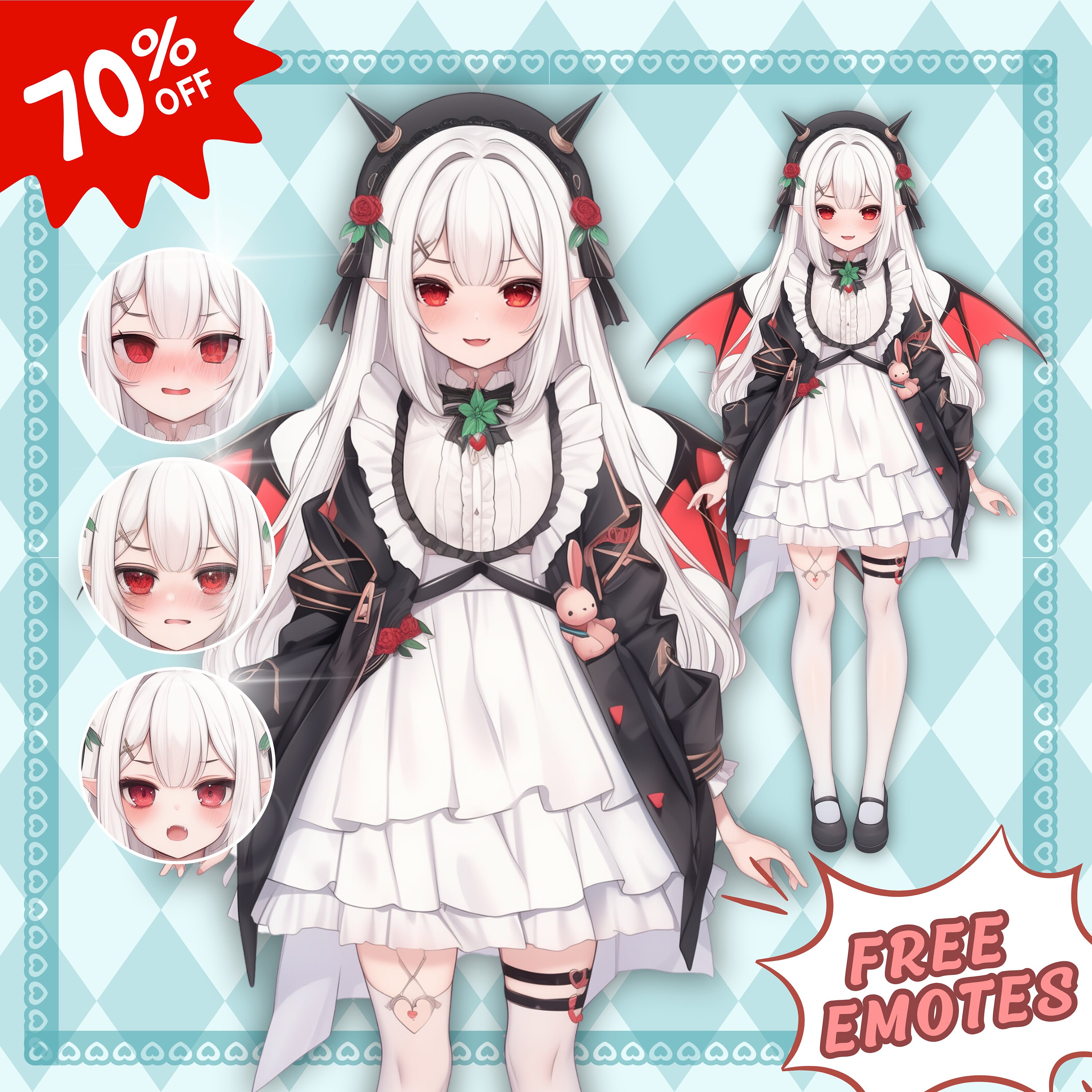 Custom Vtuber, Vtuber Live2d Model, Vtuber Rigging, Vtuber Model ...