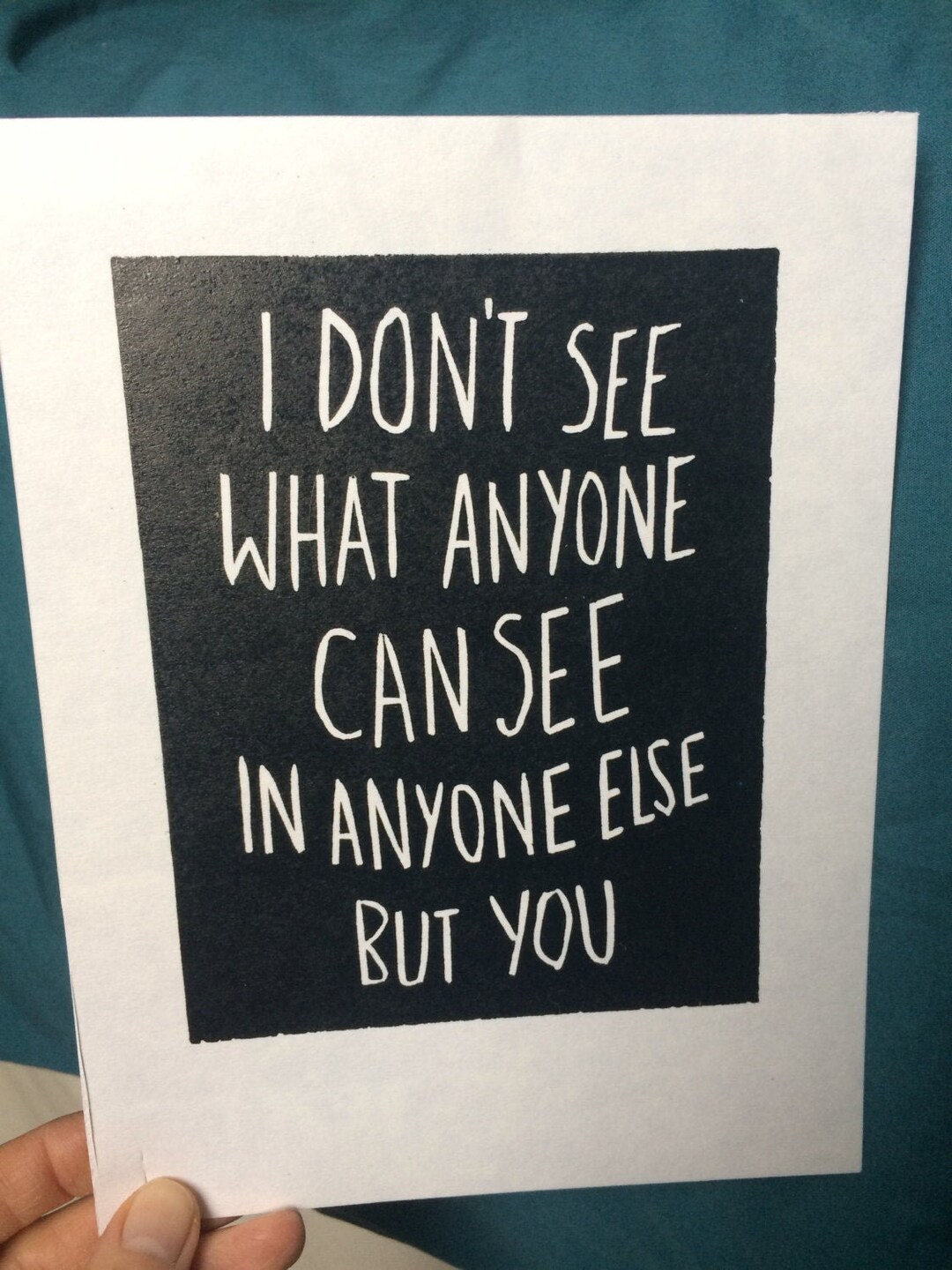 Juno Movie Inspired Linocut Print - Etsy