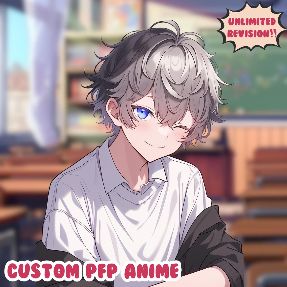 CUSTOM PFP Pfp Commission Profile Picture Original Character Anime ...