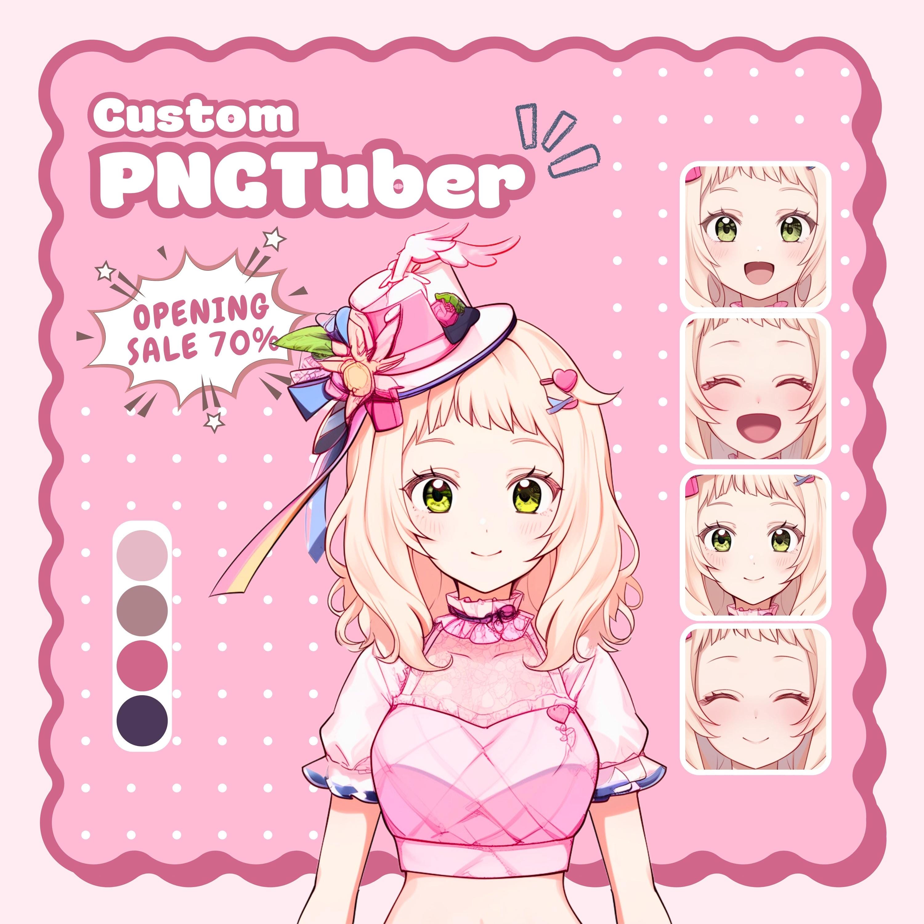 CUSTOM Pngtuber Commision Png Tuber Pngtuber Commission Live2d Custom ...