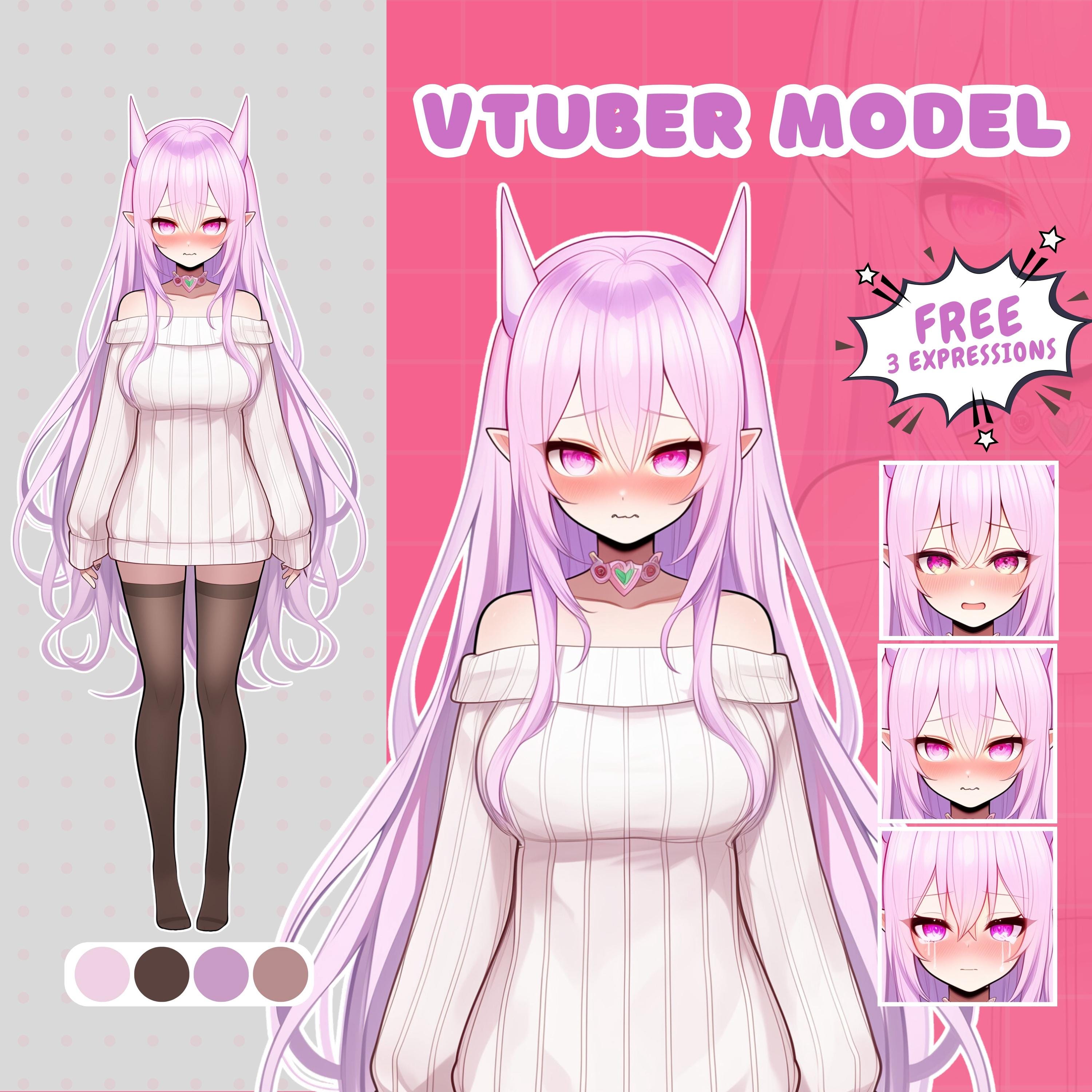 CUSTOM Live2d Vtuber Commission Live2d Model Live2d Vtuber Pngtuber Vtuber Rigging Vtuber Model ...