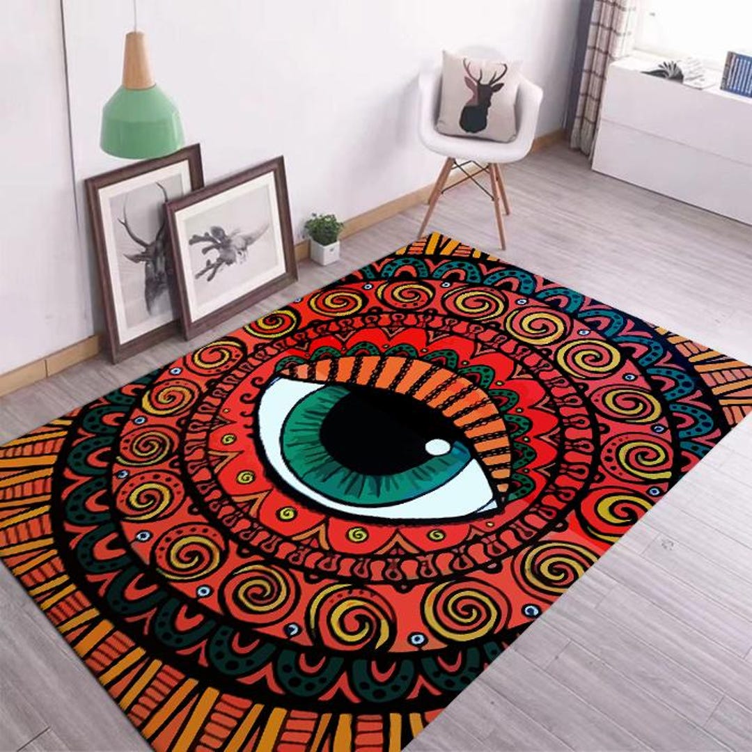 Egypt Rug , Hieroglyph Rug , Ankh Rug , Eye of Ra Rug , Living Room Rug ...