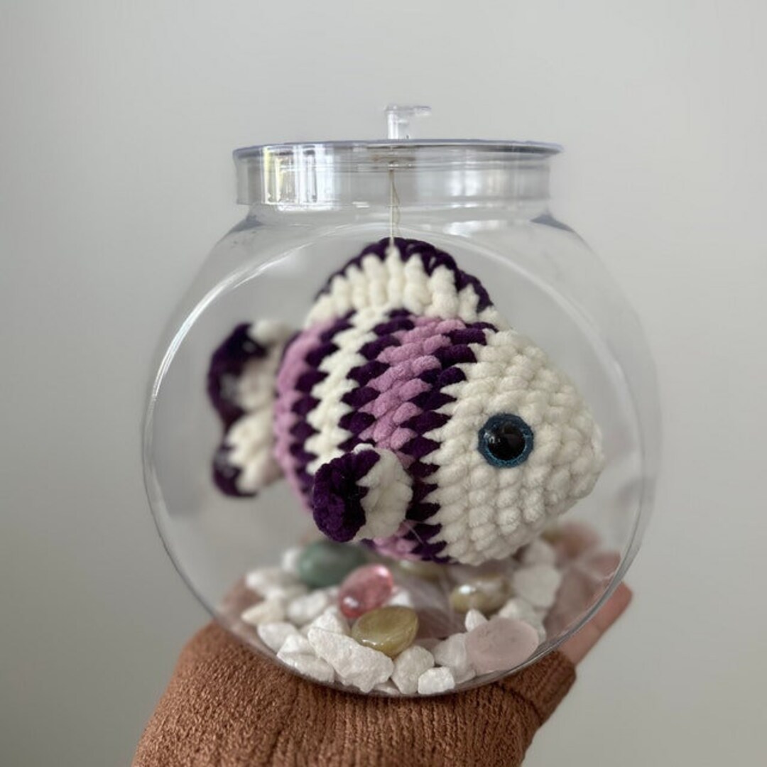 Amigurumi Cute Clownfish Crochet Pattern Clown Fish Keychain Decoration ...