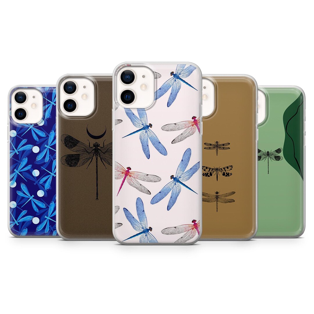 Dragonfly Phone Case Nature Insect for iPhone 16, 15, 14, 13, 12, 11 ...