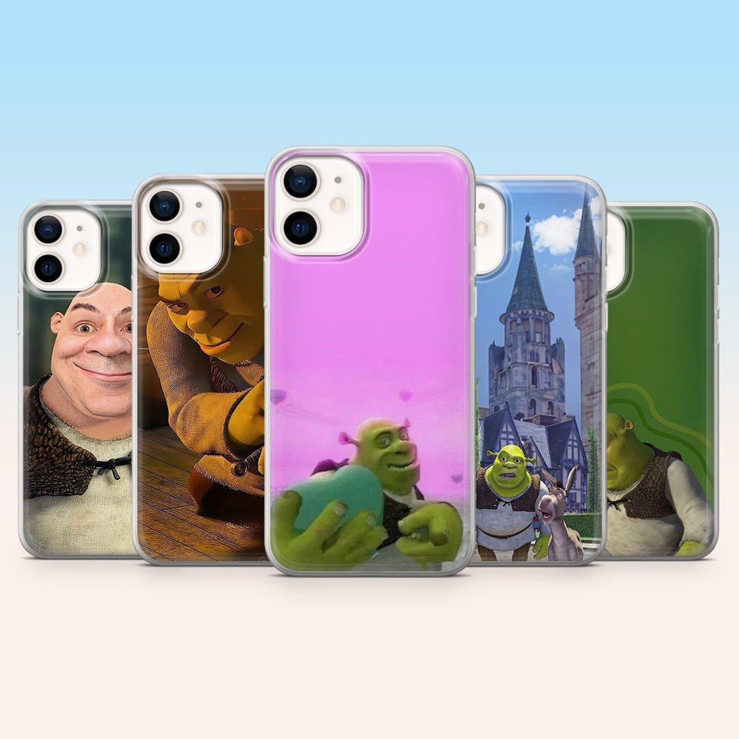 Funny Meme Phone Case Ugly Shrek Cover for iPhone 16, 15, 14, 13pro, 12 ...