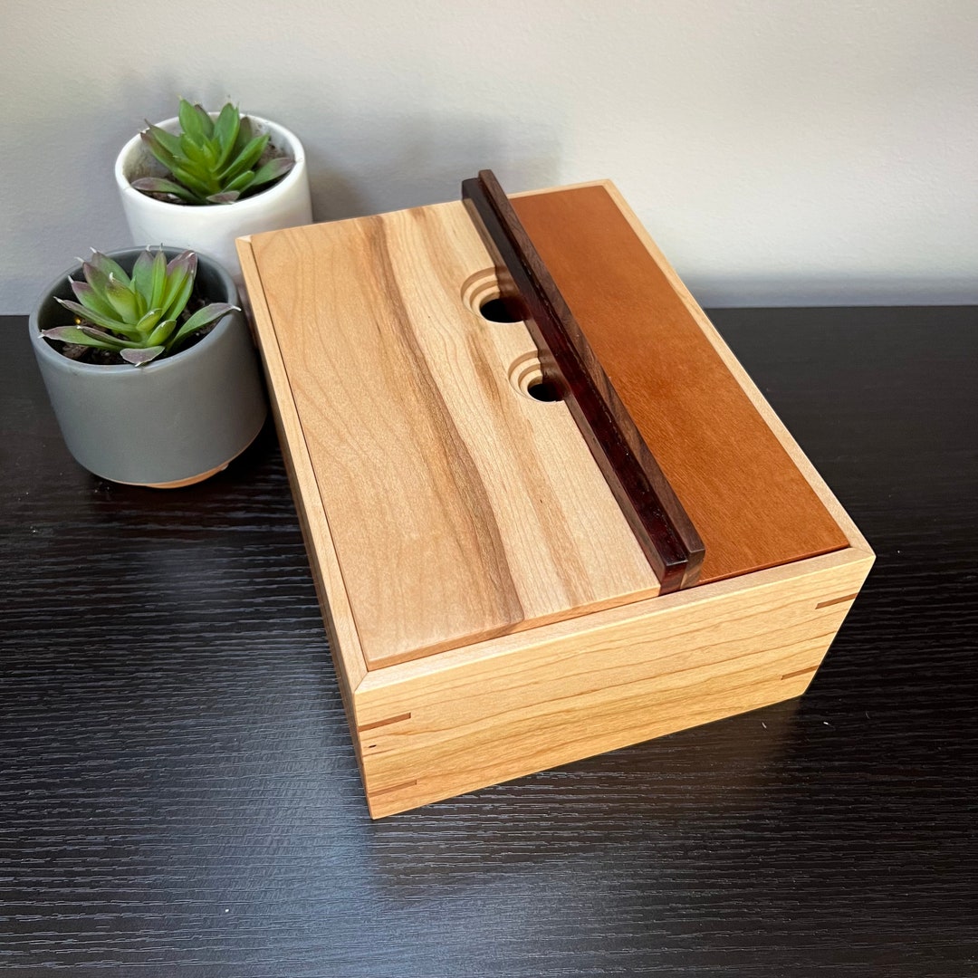 Handmade Wooden Box, Unique Artist Made Box, Wooden Keepsake Box ...