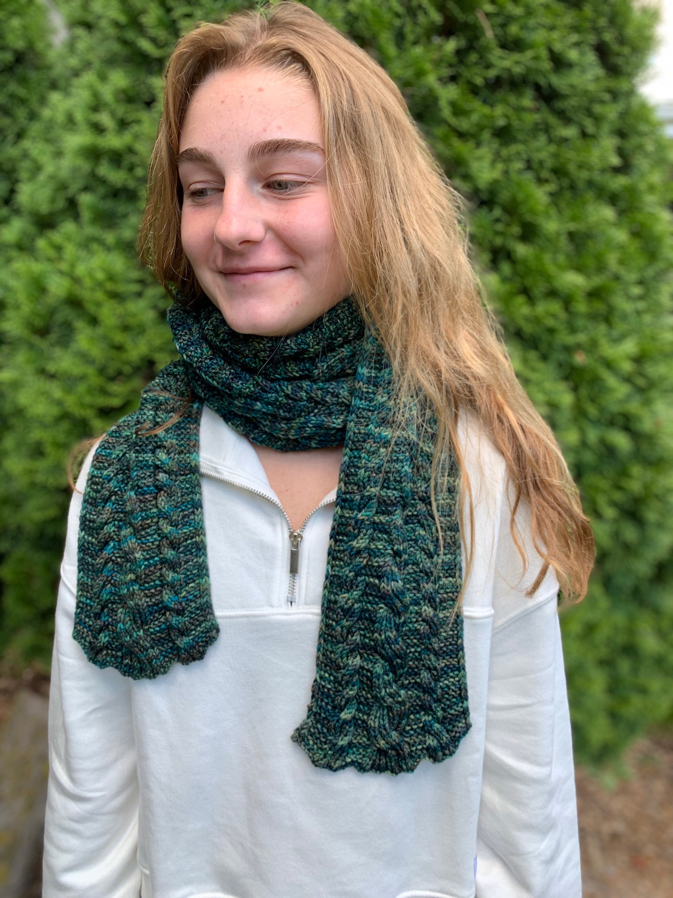 Hand Knit Scarf