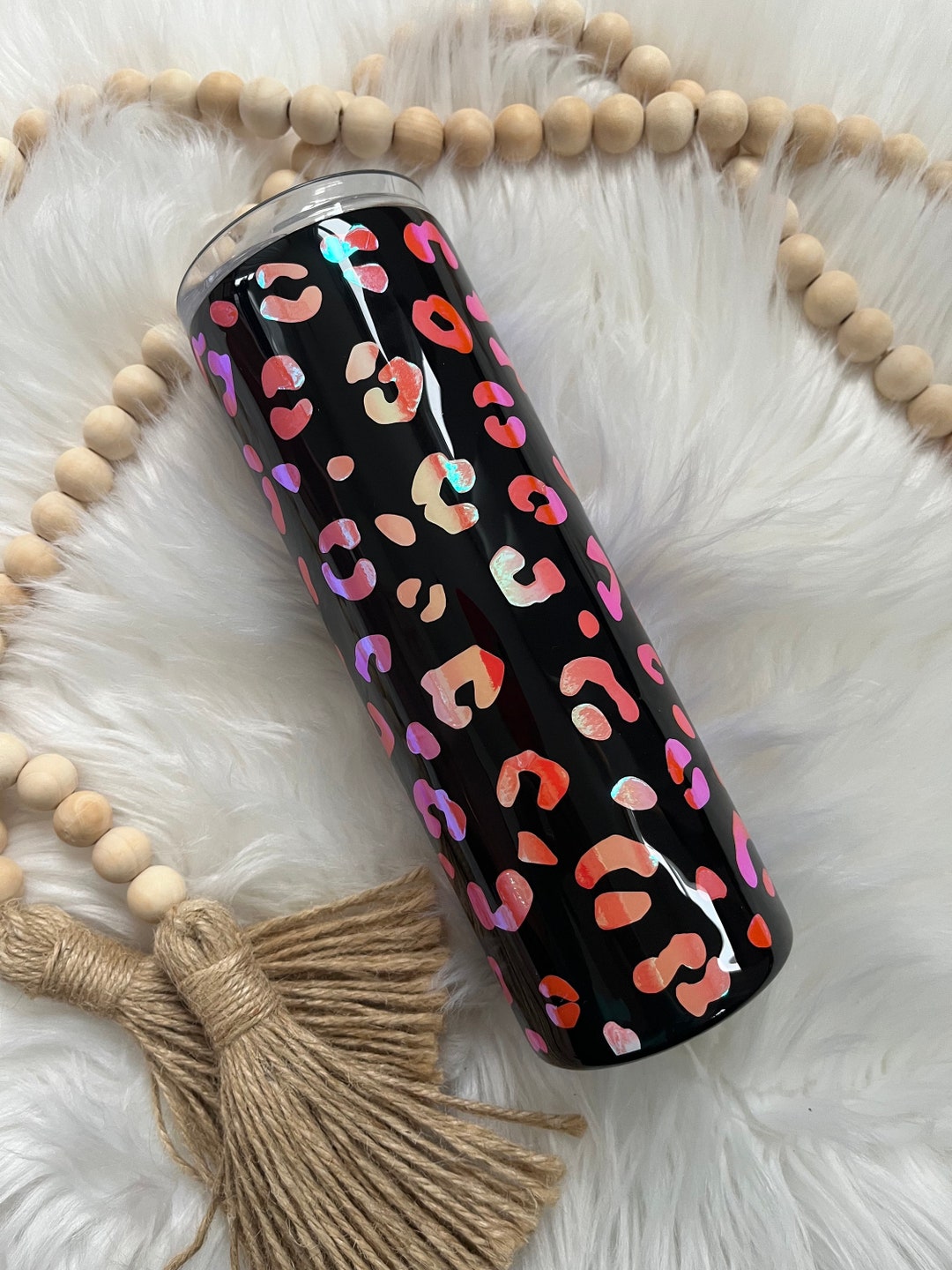 Tumbler Gift | Cheetah Print | Cheetah Print Tumbler | Pink Cheetah ...