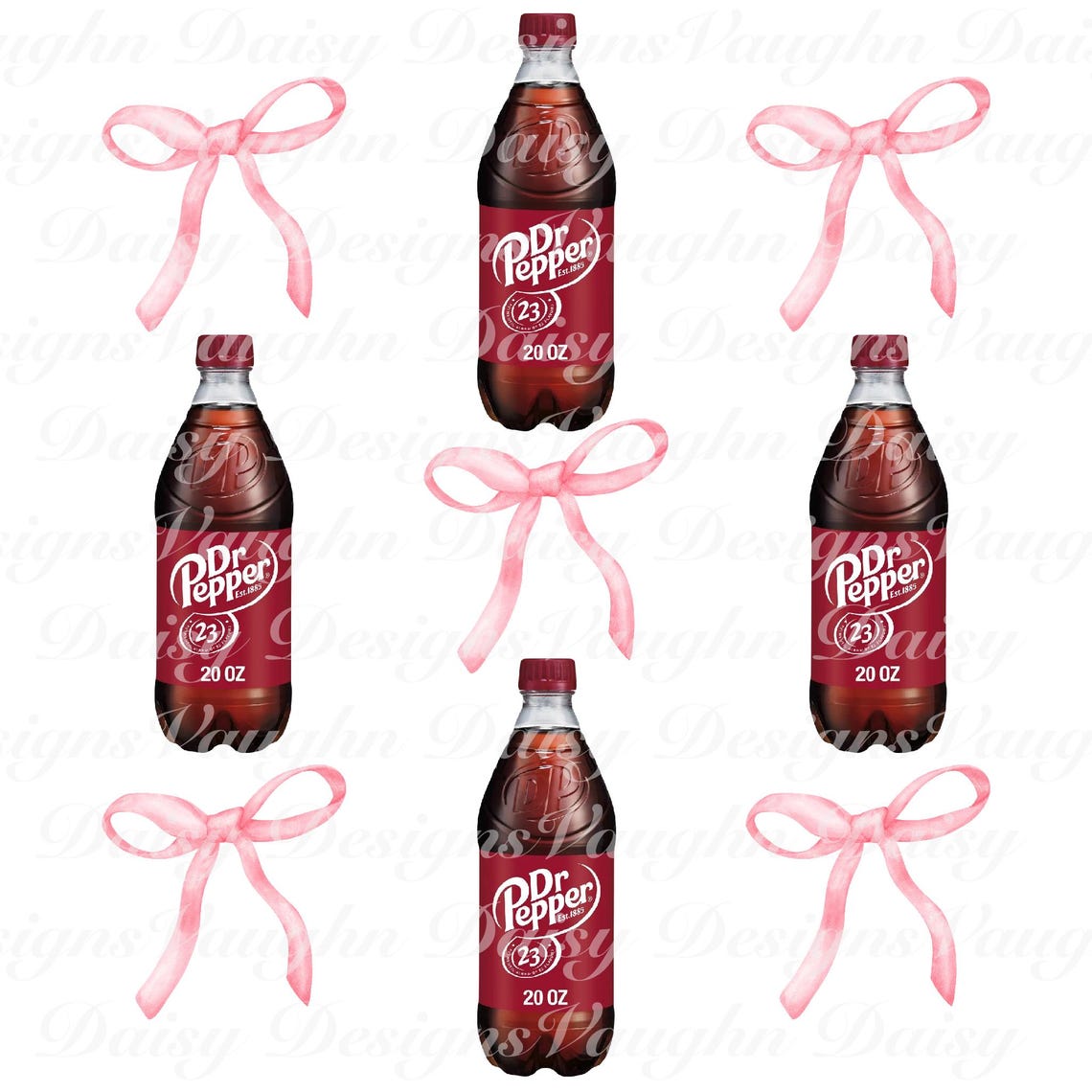 Preppy Coquette Bow Diet Dr. Pepper PNG | Instant Digital Download - Etsy