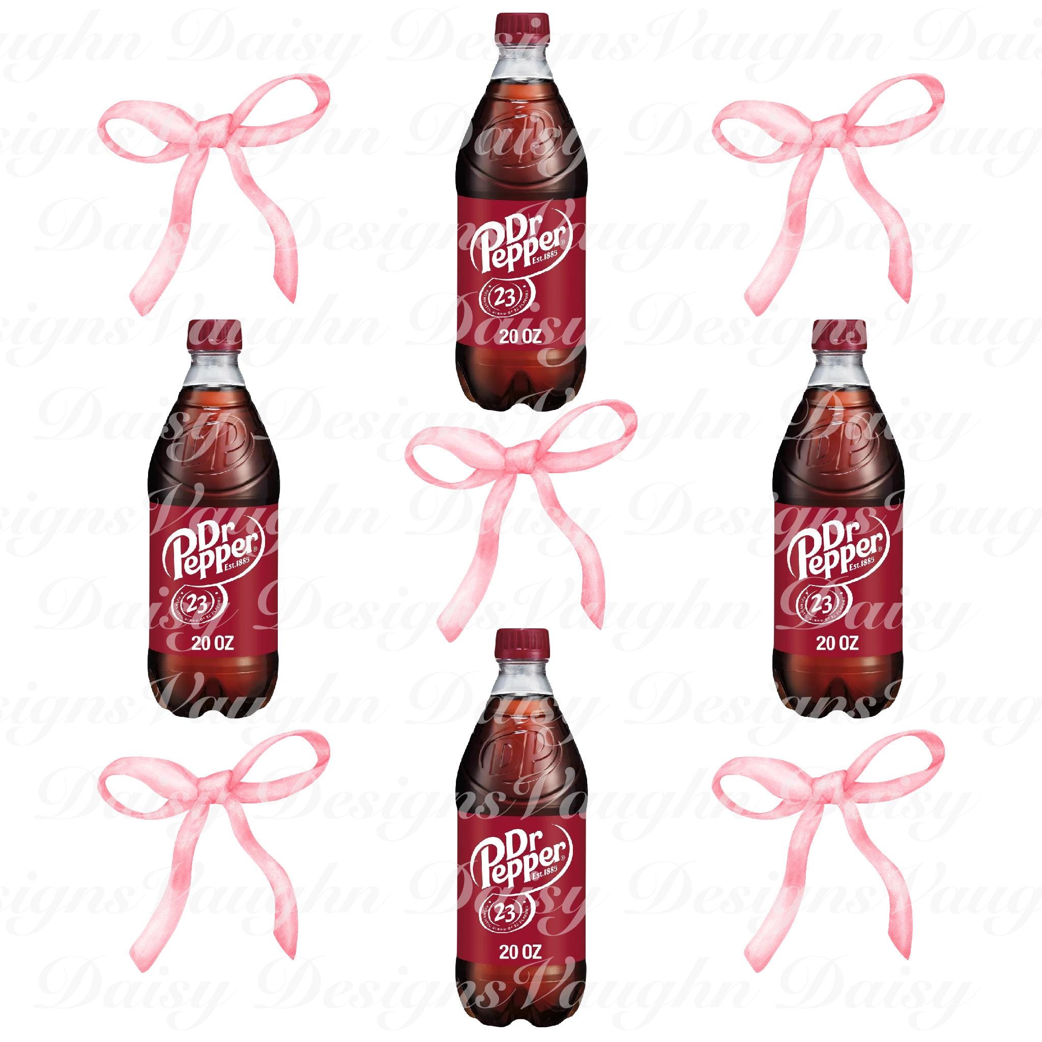 Preppy Coquette Bow Diet Dr. Pepper PNG | Instant Digital Download - Etsy