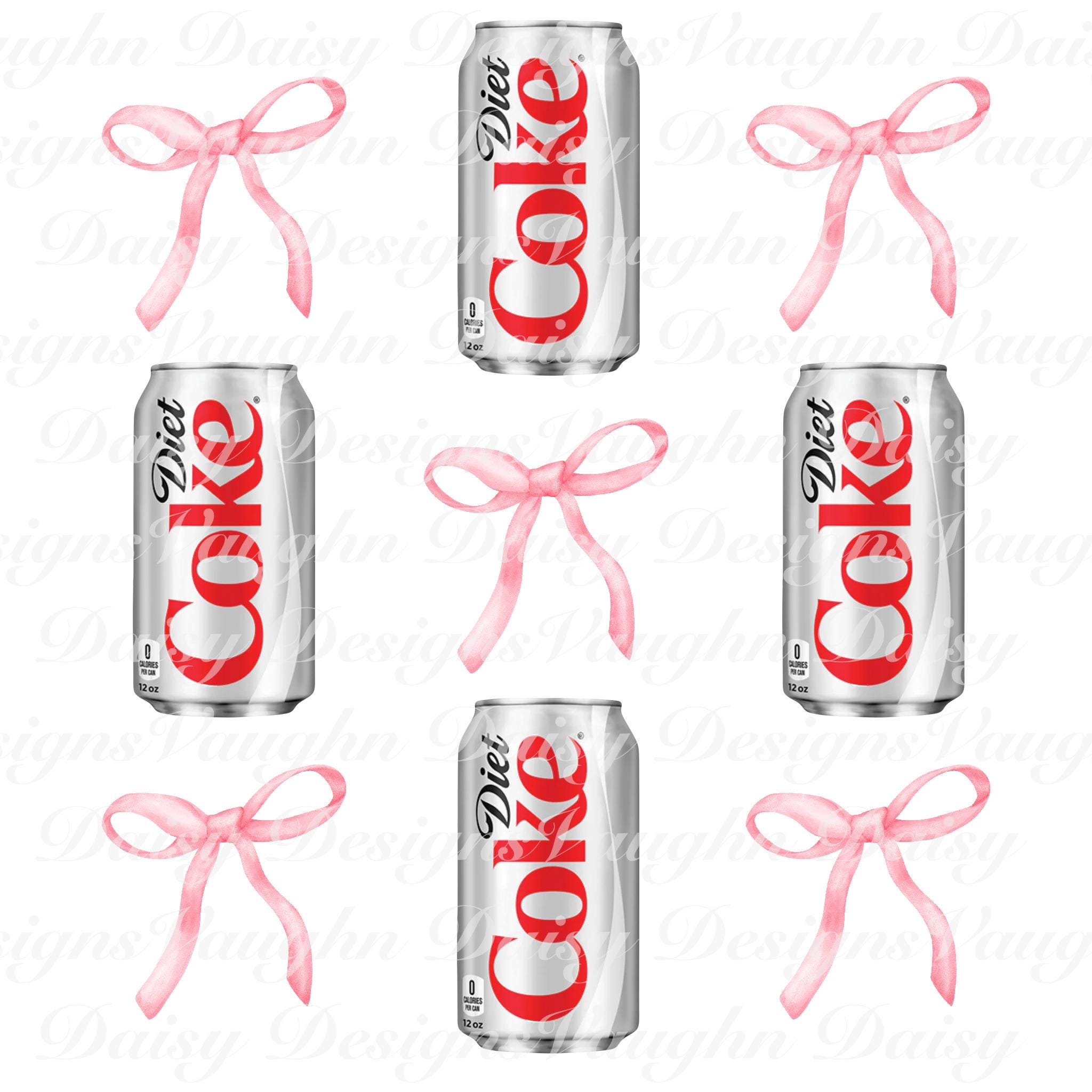 Preppy Coquette Bow Diet Coke PNG | Instant Digital Download - Etsy