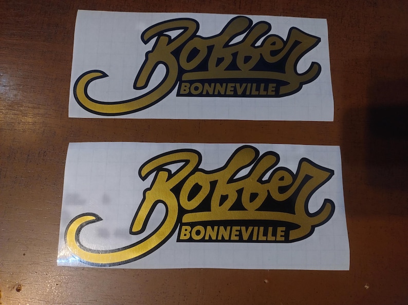 Triumph Bobber Bonneville Thruxton Cafe Racer Fuel Tank Decals Stickers ...