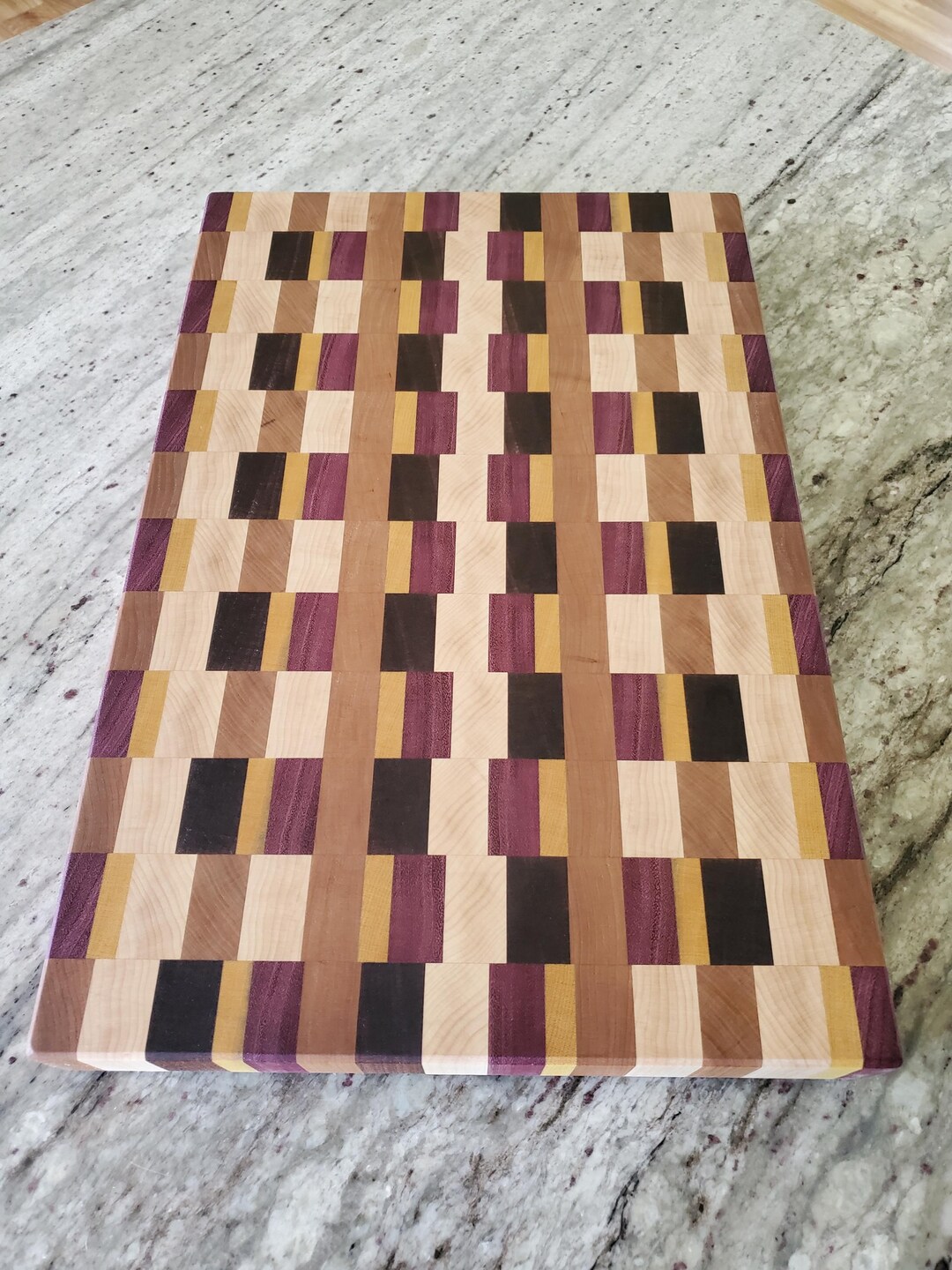 Handmade End Grain Cutting Board, Chopping Block, Checker Board Pattern ...