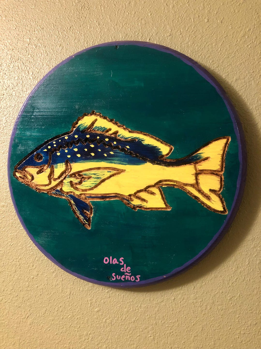 Rio Grande Tropics Snapper Wall Decor - Etsy