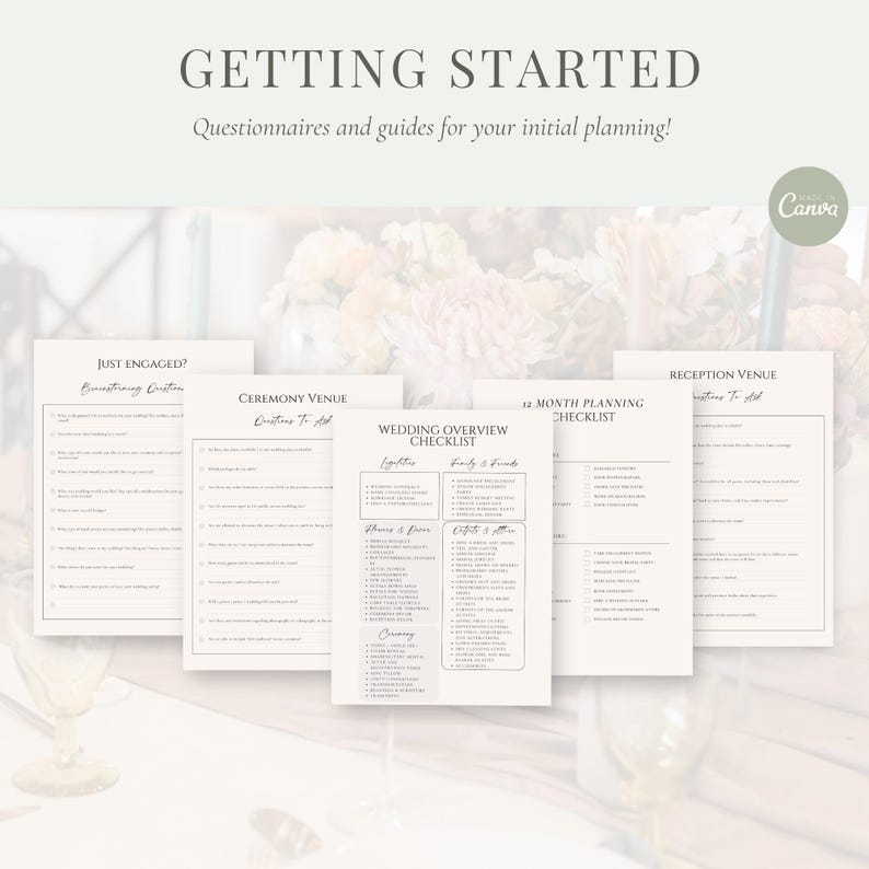 Wedding Day Timeline Printable Ceremony Planning Photography Guide ...