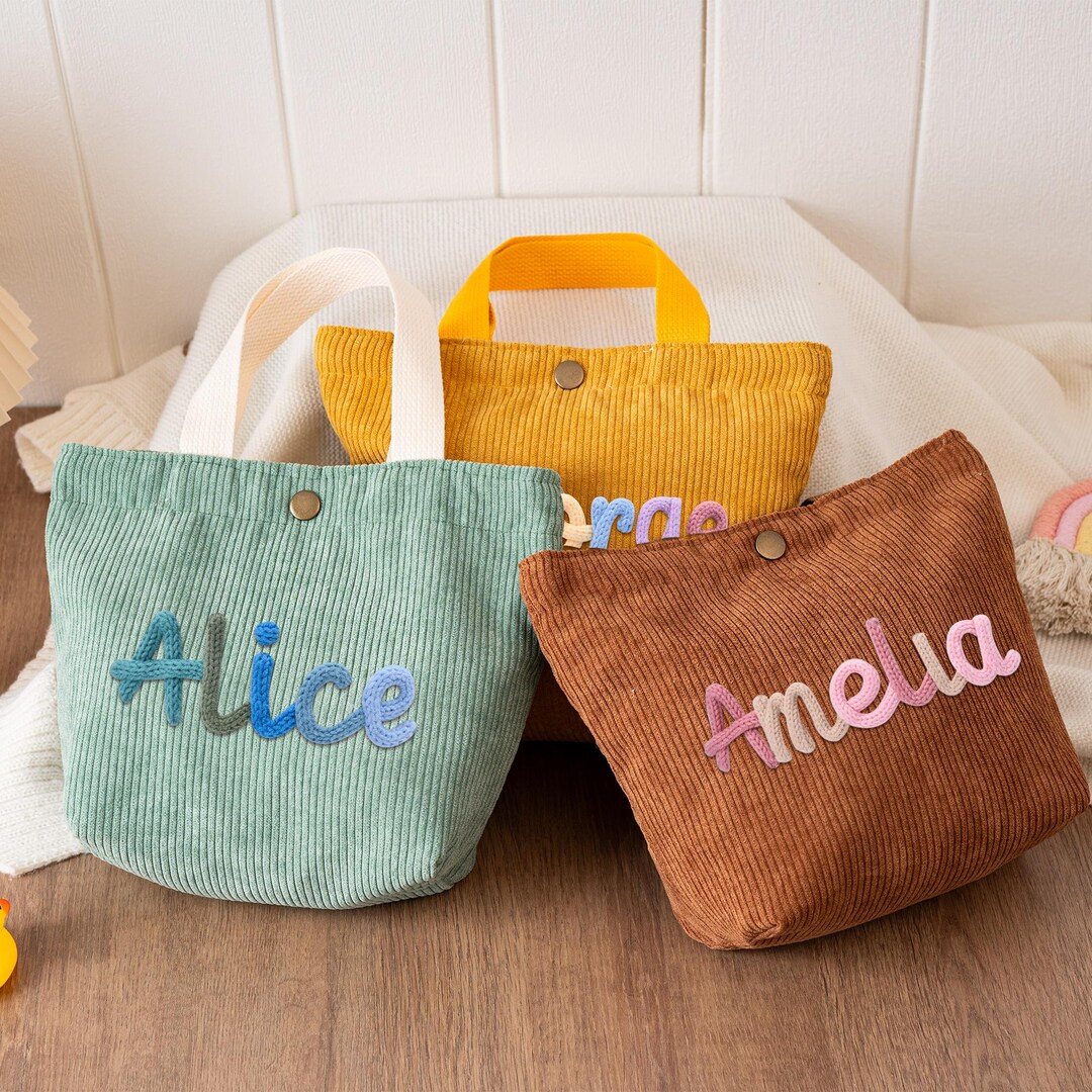 Personalized Name Tote Handbag: Custom Children's Gift,custom Name Tote ...