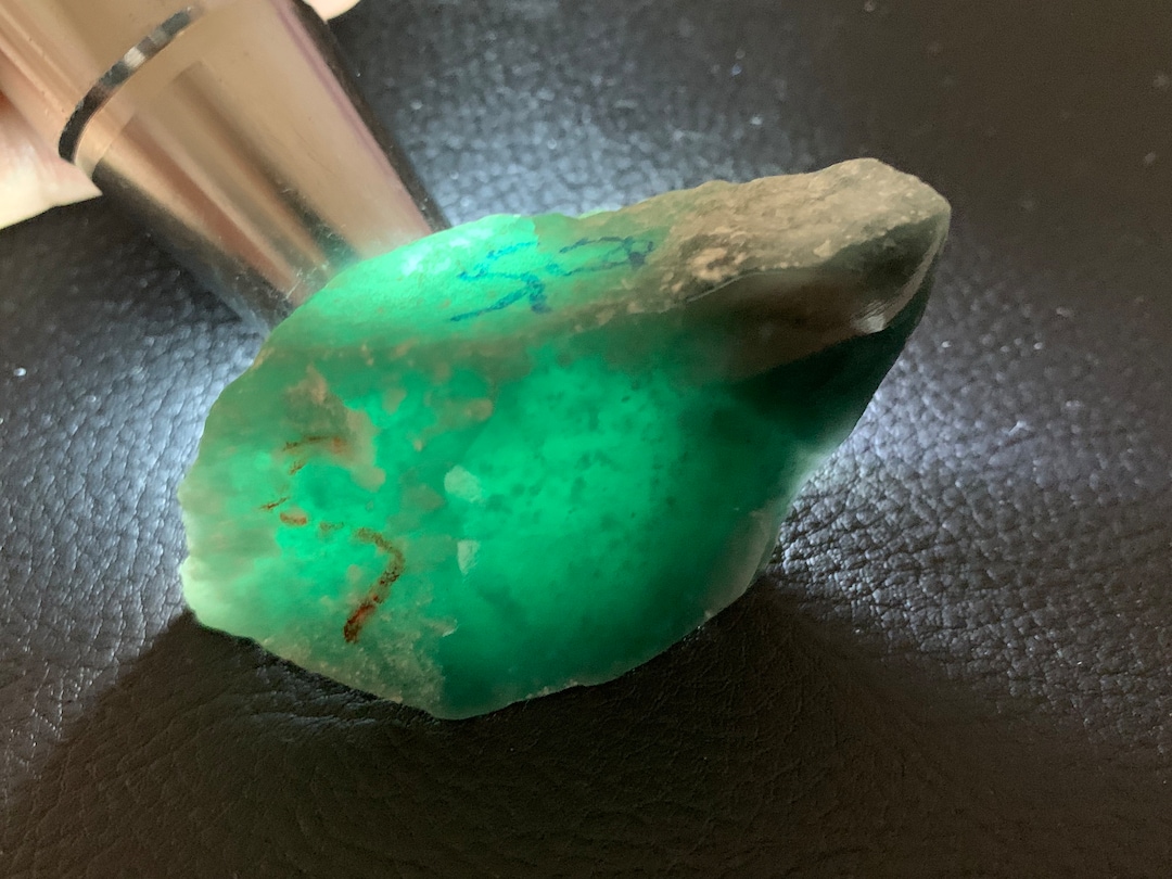 62g Guatemala Natural Green Jade Jadeite Rough Raw Stone Jewelry ...