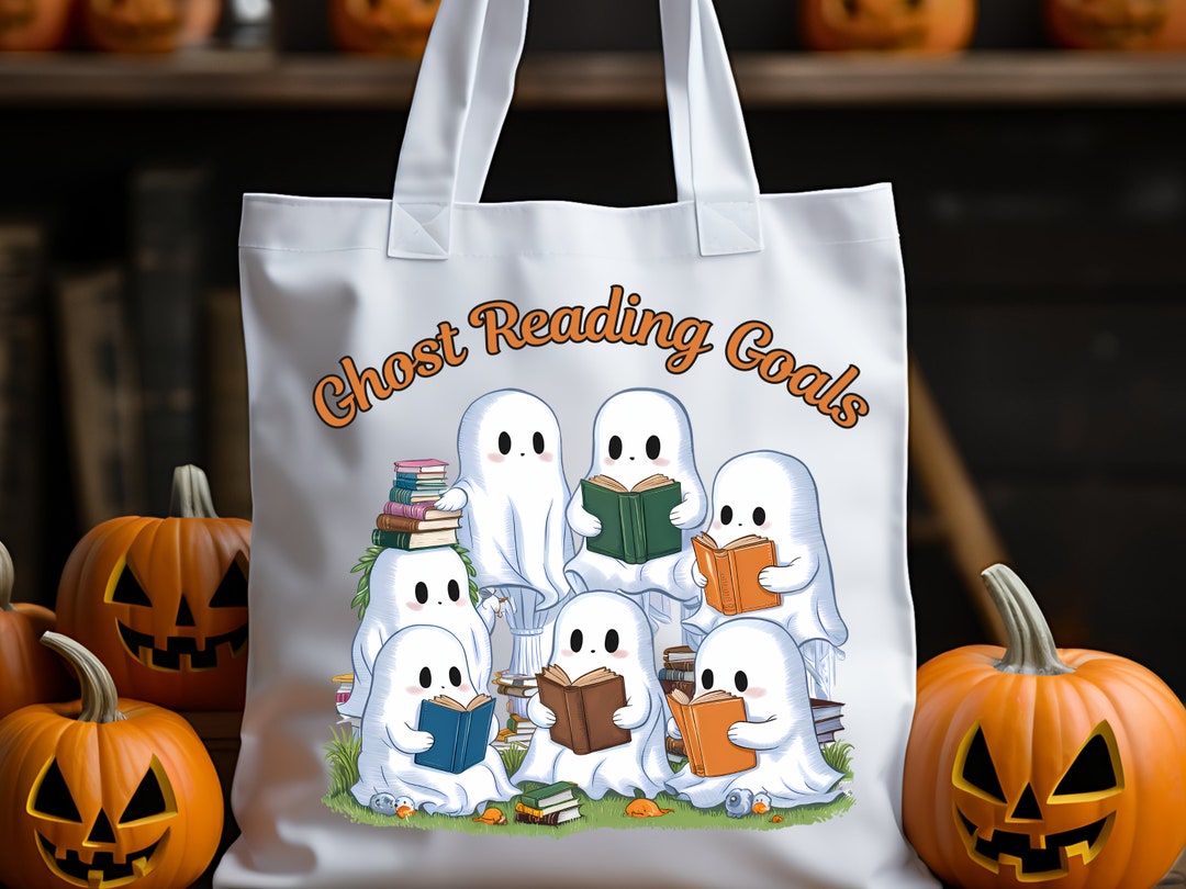 Book Lover Halloween PNG Cute Ghost Book Nerd Ghost Halloween Png Ghost ...
