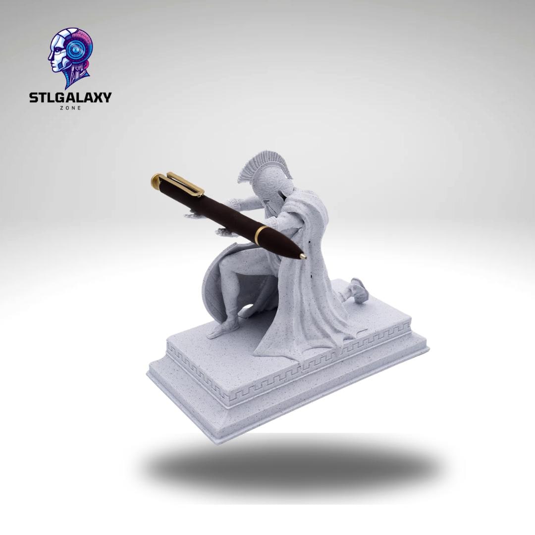 Spartan Pen Holder STL File – Unique Desk Organizer, 3D Printable ...