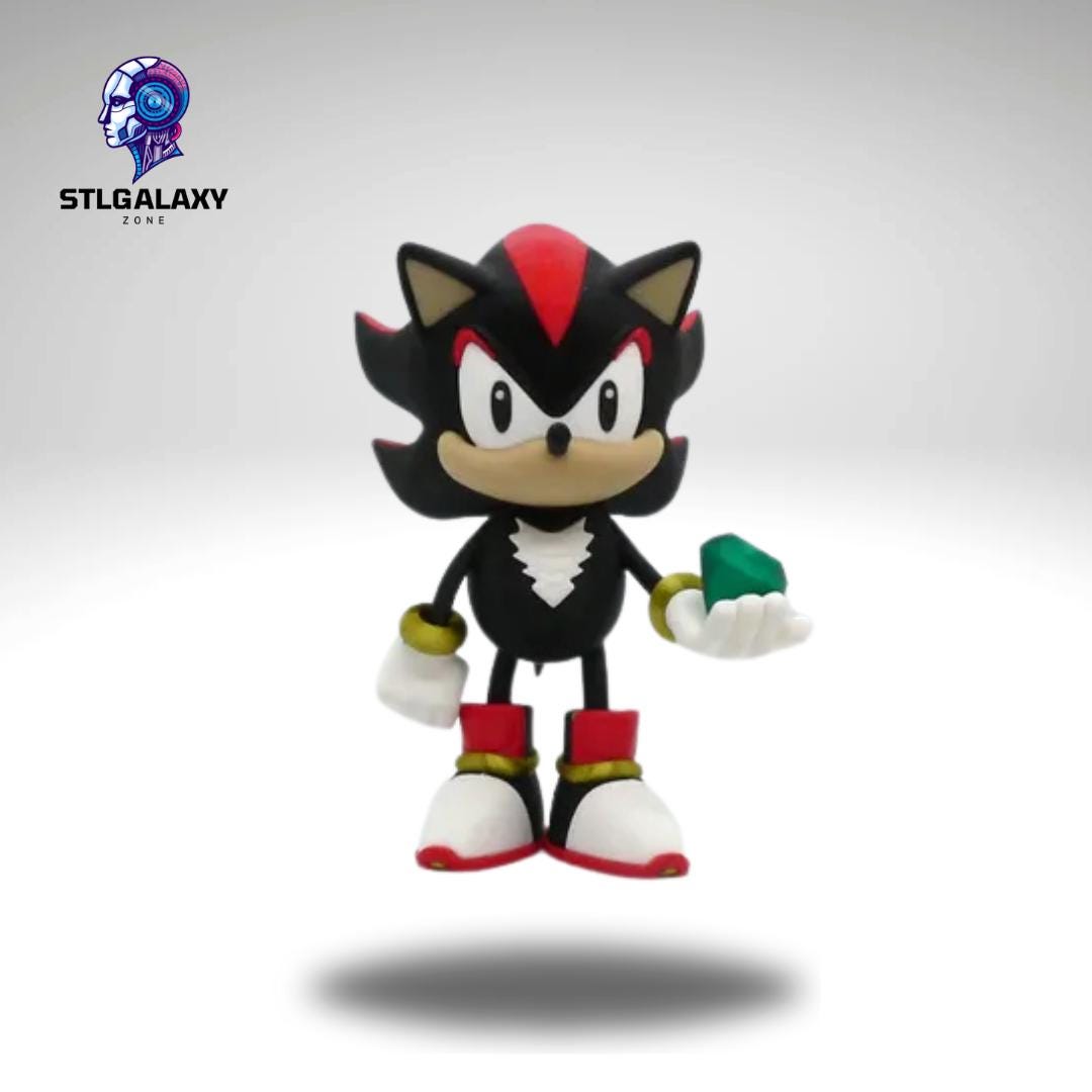 Shadow the Hedgehog 3D Printable Model – STL Digital Download, Multi ...