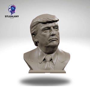Donald Trump Bust 3D Print STL File - Etsy