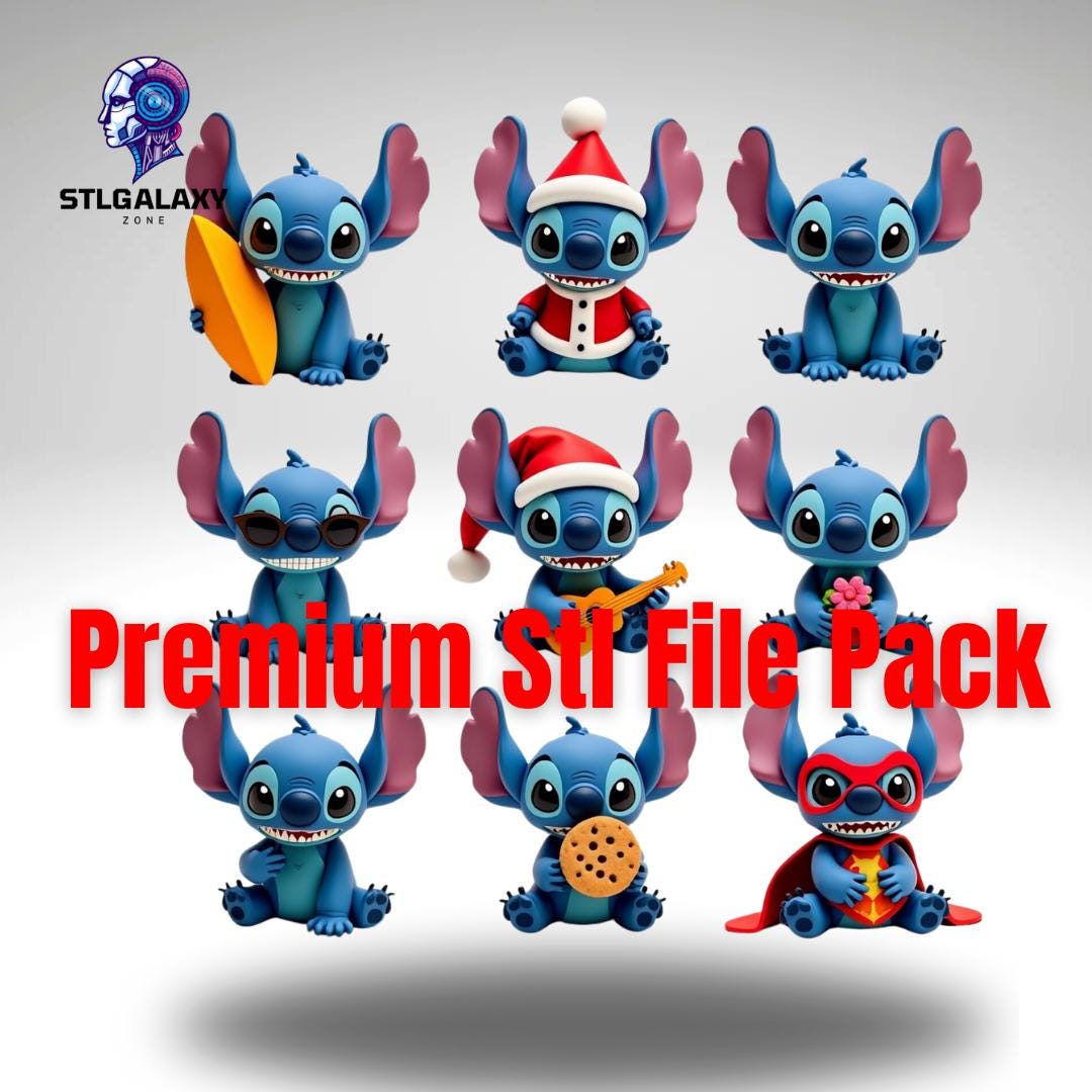 Stitch STL Premium Bundle - Etsy