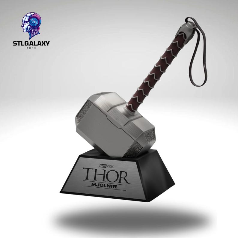 Thor’s Hammer Mjolnir STL File – Multi-part 3D Printable Model With ...